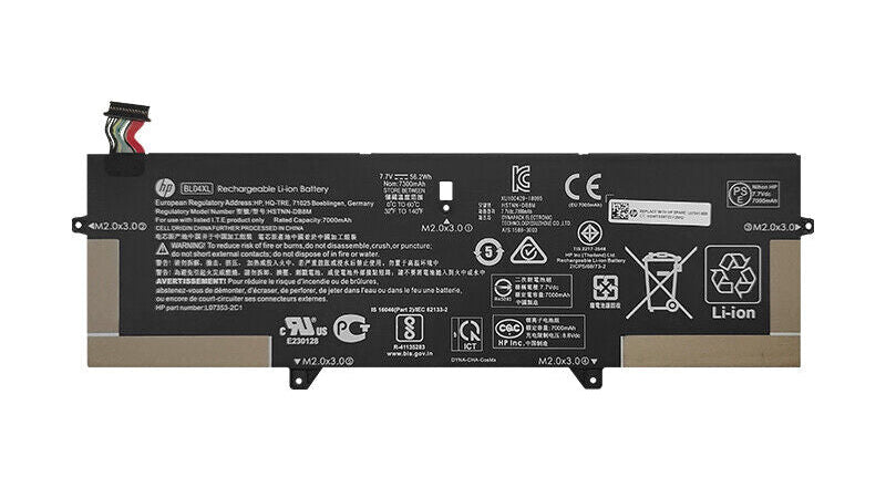 HP Battery Pack for EliteBook x360 1040 G5 G6 BL04XL BL04056XL Genuine ...