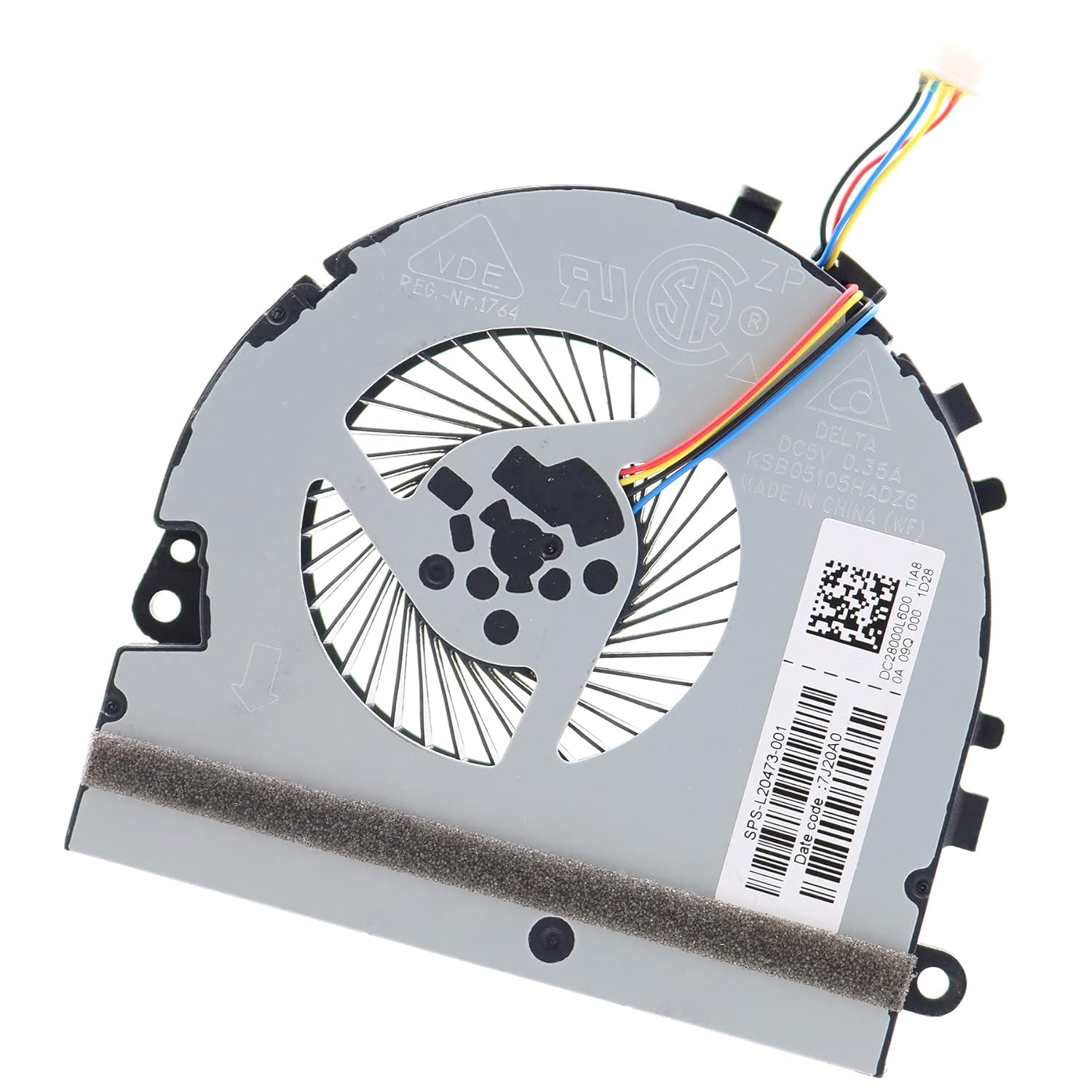 HP CPU Cooling Fan - Pavilion 15-DA 15-DB 15-DR 15-DS 15-DX 250 255 G7 ...
