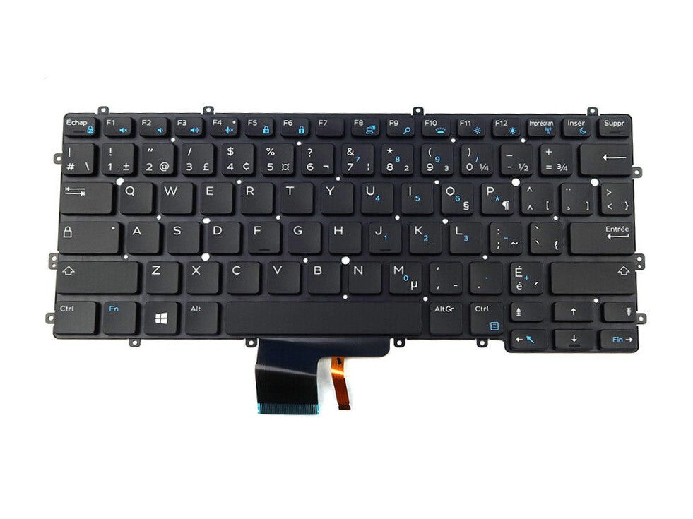 Dell Keyboard French Canadian BL - Latitude 13 7370 E7370 JX2CD 0JX2CD ...