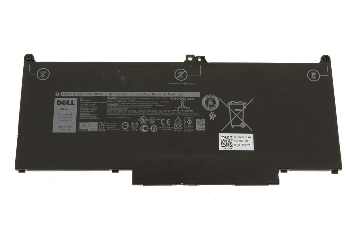 Dell Battery Pack for Latitude 5300 5310 7300 7306 2-in-1 - MXV9V New ...