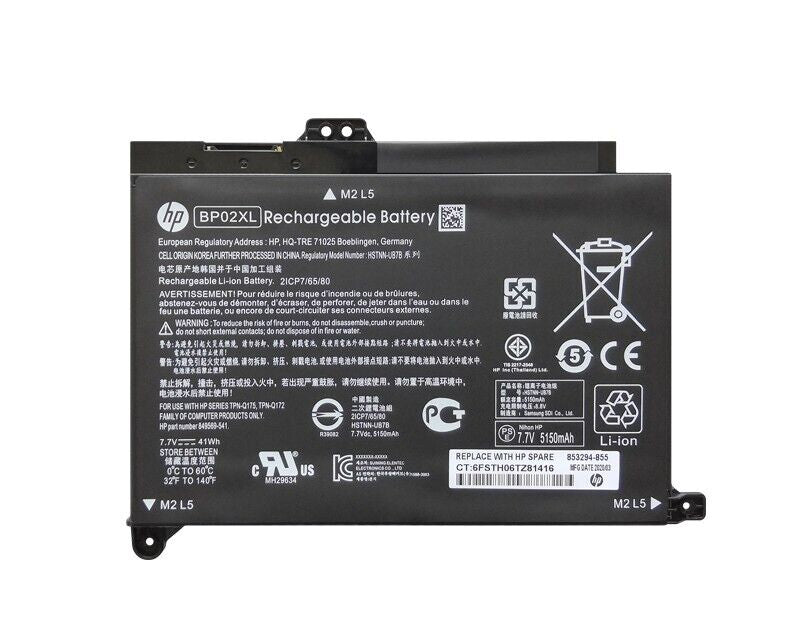 HP Battery Pack for Pavilion 15-AU 15-AW 15-AY - BP02XL BP02041XL New ...