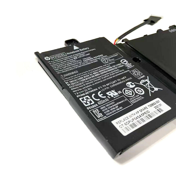 HP HV02XL New Genuine Battery Pack 2-Cell 32Wh 7.6V Pavilion x360 11-K ...